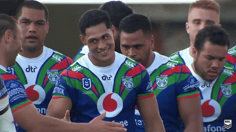 High Five Rugby League GIF by NRL - Find & Share on GIPHY
