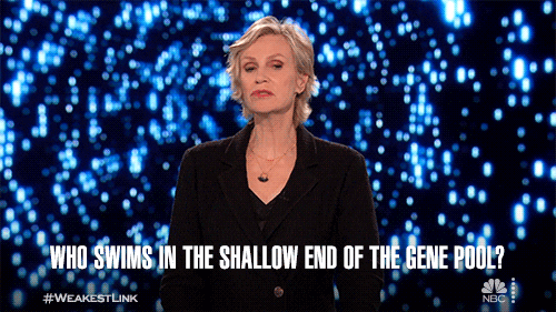 Jane Lynch You Are The Weakest Link By Nbc Find And Share On Giphy