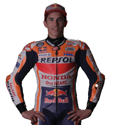Happy Marc Marquez Sticker by MotoGP for iOS & Android | GIPHY