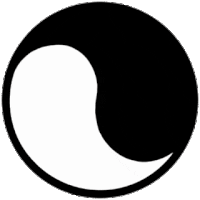 Yin Yang Spin Sticker by Zack Kantor for iOS & Android | GIPHY