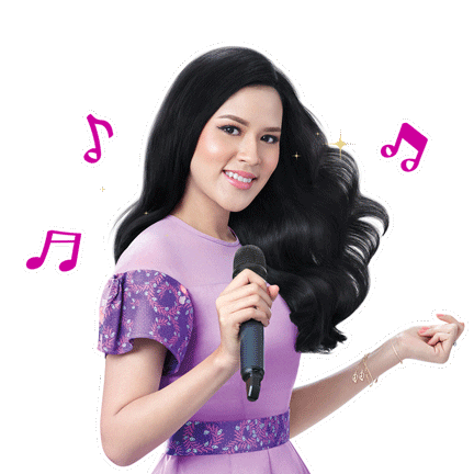 Raisa Andriana Singing Sticker by Unilever Indonesia for iOS & Android ...