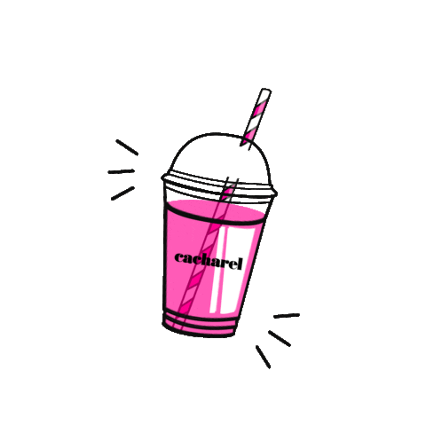 Pink Milkshake Sticker for iOS & Android | GIPHY