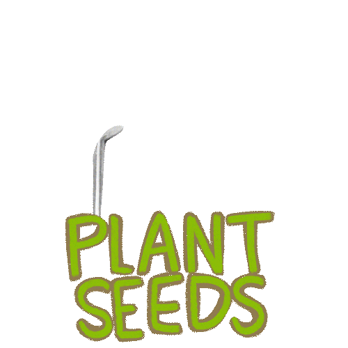 Grow Plant Seeds Sticker by Sarah The Palmer for iOS & Android | GIPHY
