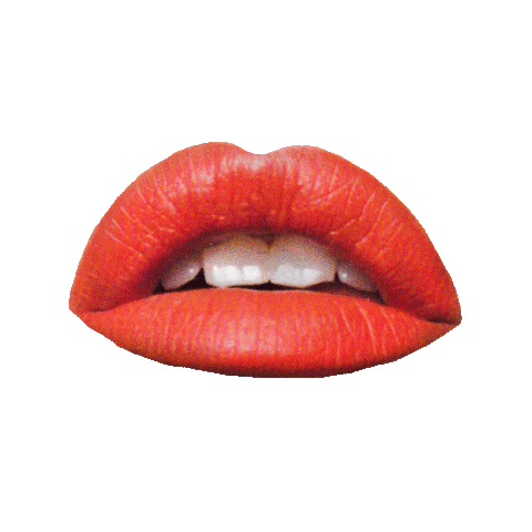 Red Lips Fashion Sticker by Chantal Caduff for iOS & Android | GIPHY