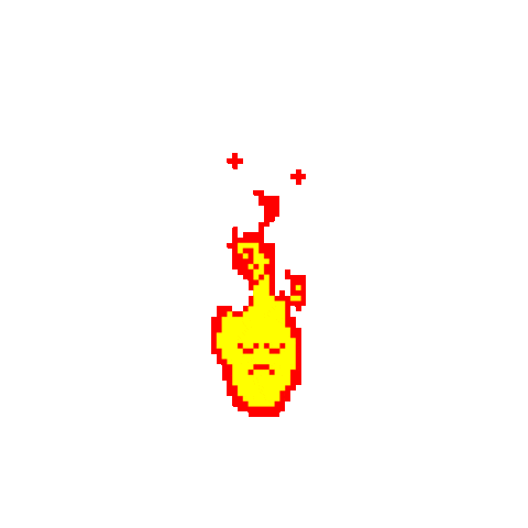 Pixel Burn Sticker by joojaebum for iOS & Android | GIPHY