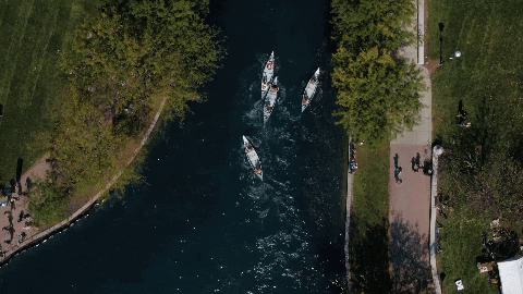 Boat Race Canal GIF by IUPUI - Find & Share on GIPHY