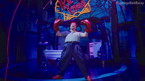 Mr Krabs Yes GIF by The SpongeBob Musical - Find & Share on GIPHY