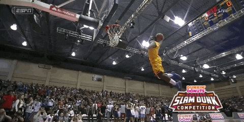 College Basketball Dunkin Donuts Dunk Contest GIF by Dunkin’ Donuts ...