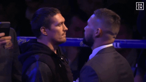 Staring Face Off GIF by DAZN USA - Find & Share on GIPHY