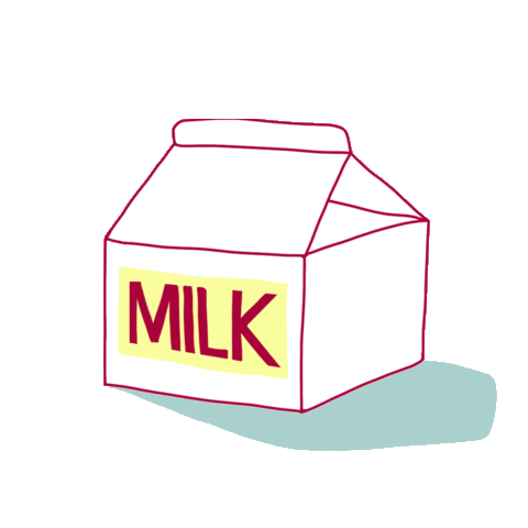 Box Milk Sticker by GUERILLA for iOS & Android | GIPHY