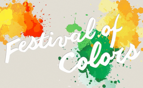 Spring Festival Holi GIF by evite - Find & Share on GIPHY