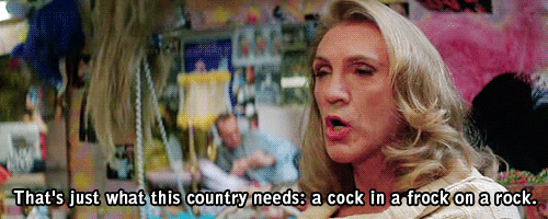 Priscilla Queen Of The Dessert A Cock In A Frock On A Rock Find And Share On Giphy