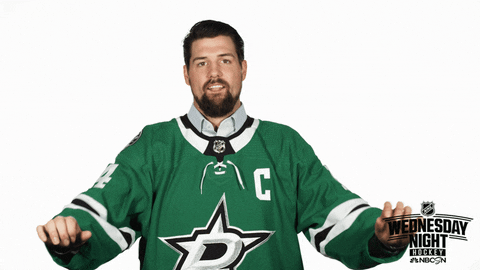 Happy Dallas Stars GIF by NHL on NBC Sports - Find & Share on GIPHY