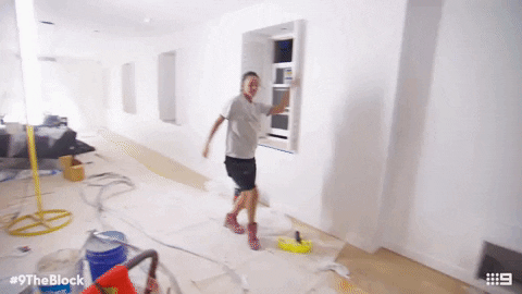 Courtney Dancing GIF by theblock - Find & Share on GIPHY