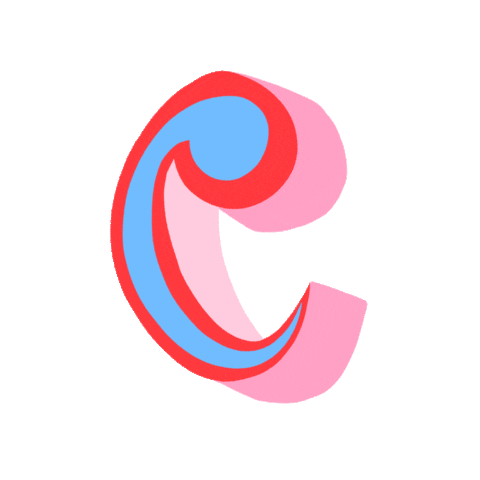 C Lettering Sticker by AF ILLUSTRATIONS for iOS & Android | GIPHY