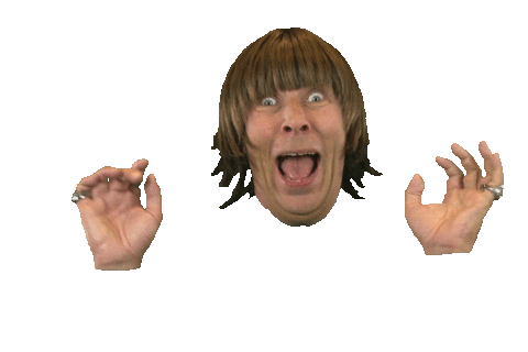 Scared Comedy Sticker by Karsten Torebjer for iOS & Android | GIPHY