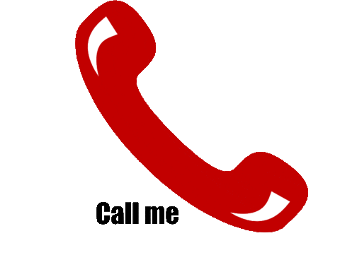 Call Me Phone Sticker by CTHROU for iOS & Android | GIPHY