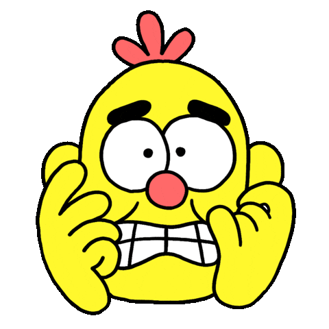 Scared Fear Sticker by nog for iOS & Android | GIPHY