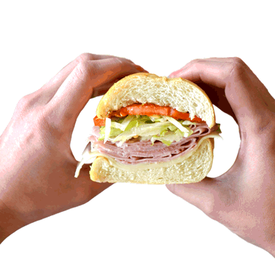 Sandwich Eating Sticker by Jersey Mike's Subs for iOS & Android | GIPHY