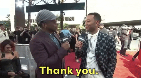 John Legend Thank You GIF by Billboard Music Awards - Find & Share on GIPHY