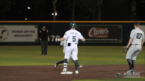 Baseball Wave GIF by GreenWave - Find & Share on GIPHY