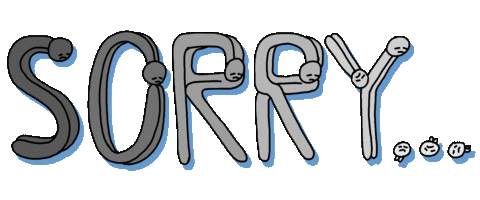 Sorry sticker by BuzzFeed Animation for iOS & Android | GIPHY