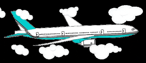 Plane Flying GIF by Travelbook.de - Find & Share on GIPHY