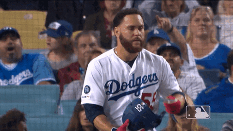 Giving Los Angeles Dodgers GIF by MLB - Find & Share on GIPHY