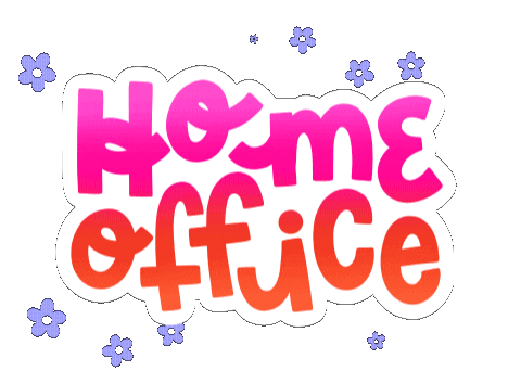 Work From Home Office Sticker for iOS & Android | GIPHY