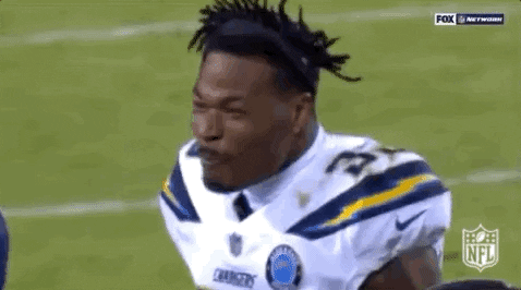 Excited Derwin James GIF by Los Angeles Chargers - Find & Share on GIPHY