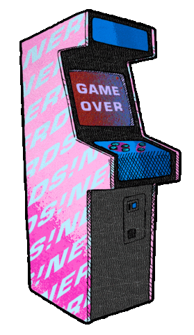 Game Over Arcade Sticker by himHallows for iOS & Android | GIPHY