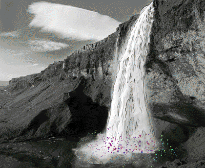 Animation Waterfall GIF by weinventyou - Find & Share on GIPHY