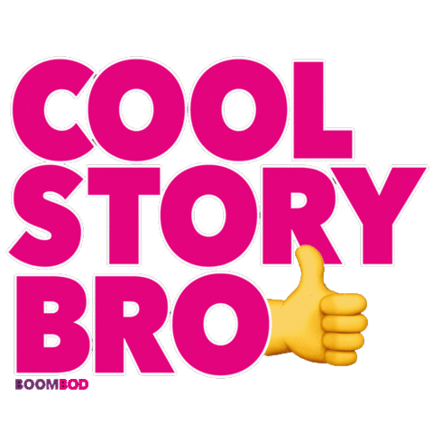 Bro Thumbs Up Sticker by BoomBod for iOS & Android | GIPHY