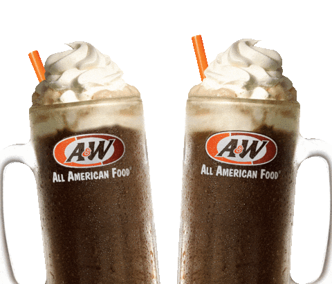 Root Beer Float sticker by A&W Restaurants for iOS & Android | GIPHY