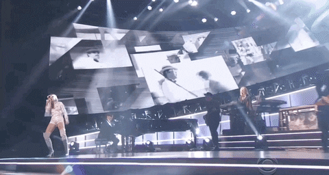 Miley Cyrus Elton John Tribute GIF by Recording Academy / GRAMMYs ...