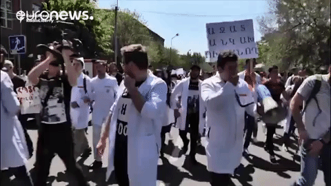 Armenia Demonstration GIF by euronews - Find & Share on GIPHY