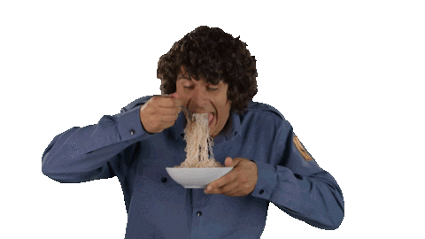 Chinese Eating Sticker by CBeebies HQ for iOS & Android | GIPHY