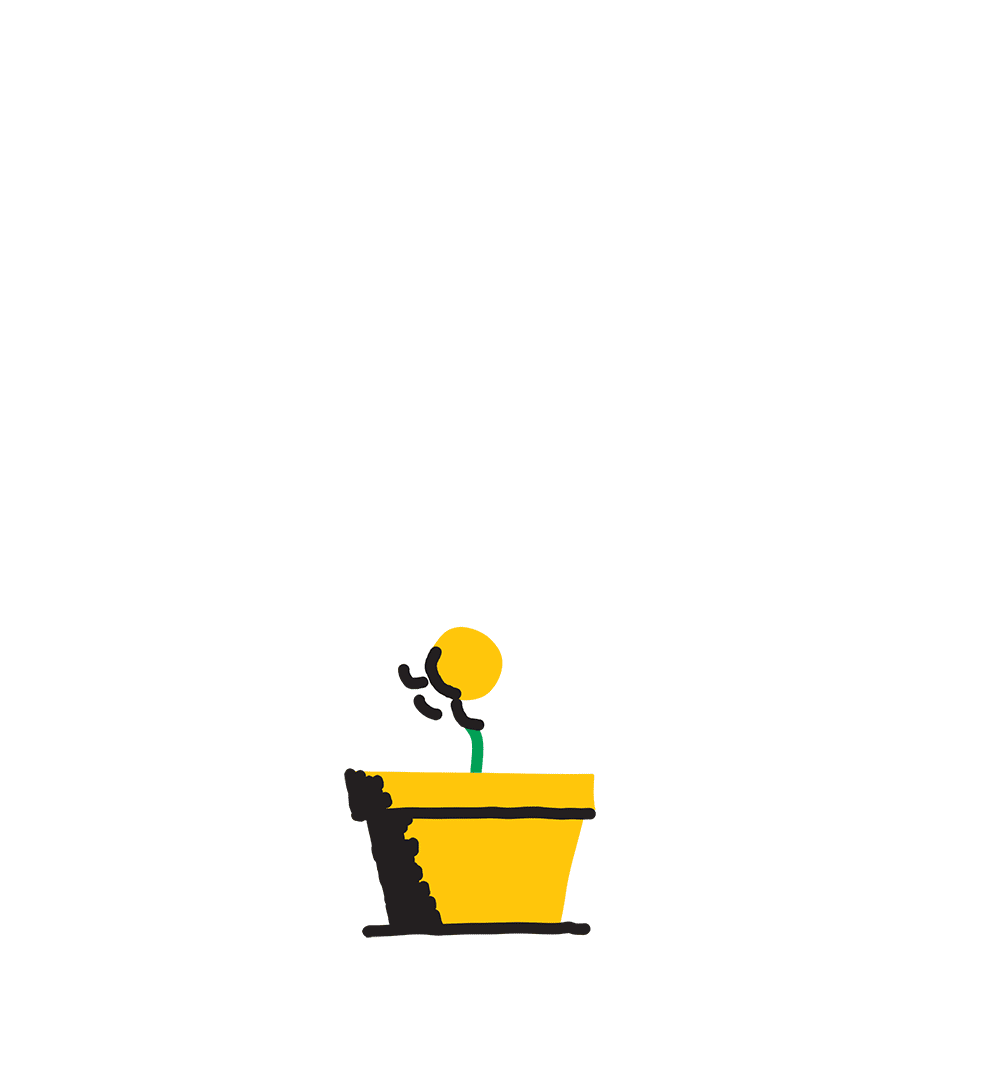 Happy Sunflower Sticker by thomas slater for iOS & Android | GIPHY
