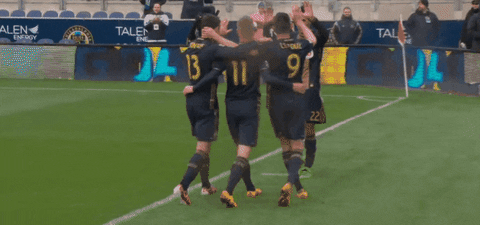 Celebration Team GIF by Philadelphia Union - Find & Share on GIPHY