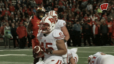 Excited College Football GIF by Wisconsin Badgers - Find & Share on GIPHY