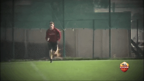 Totti Running GIF by AS Roma - Find & Share on GIPHY