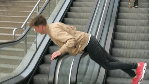 Escalator Surfing GIFs - Find & Share on GIPHY