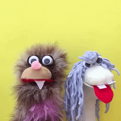 Puppet GIF by Hazelnut Blvd - Find & Share on GIPHY
