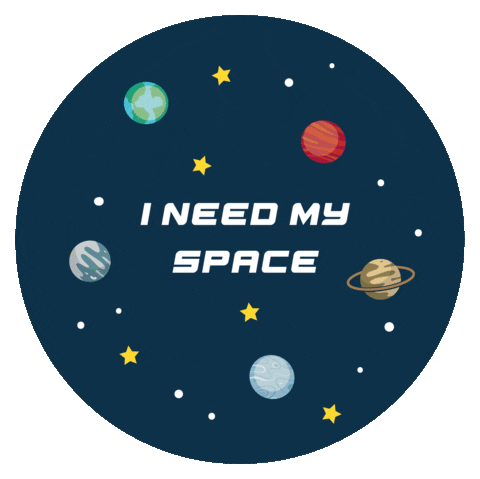 I Need My Space Sticker for iOS & Android | GIPHY