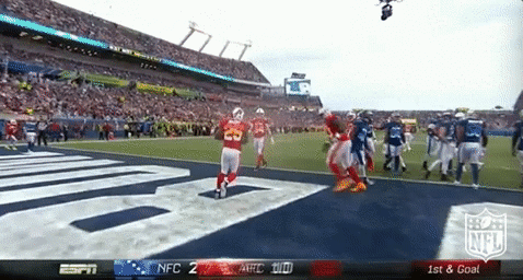 Pro Bowl Football GIF by NFL - Find & Share on GIPHY