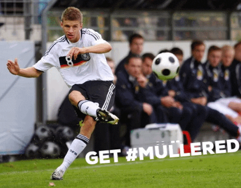 Thomas Muller Football GIF by FC Bayern Munich - Find & Share on GIPHY