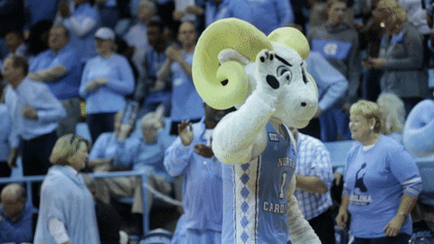 Carolina Basketball Go Heels GIF by UNC Tar Heels - Find & Share on GIPHY