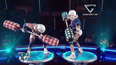 Battle Of The Giants GIF by Gladiators - Find & Share on GIPHY