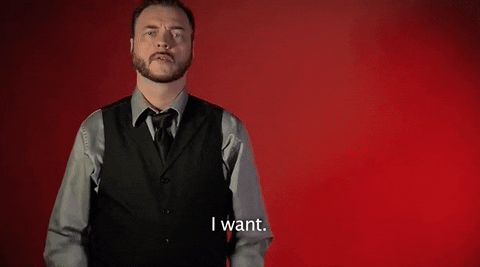 I Want Asl GIF by Sign with Robert - Find & Share on GIPHY