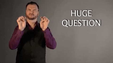 Sign Language Huge Question GIF by Sign with Robert - Find & Share on GIPHY